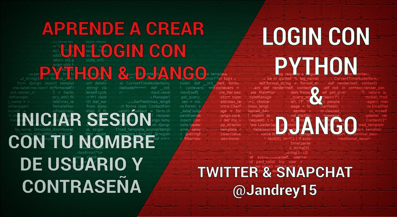 Login con python & Django | John Serrano
